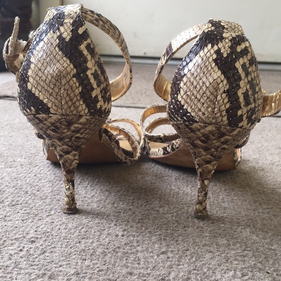 Coach | Shoes | Vintage Coach Snakeskin Heels | Poshmark